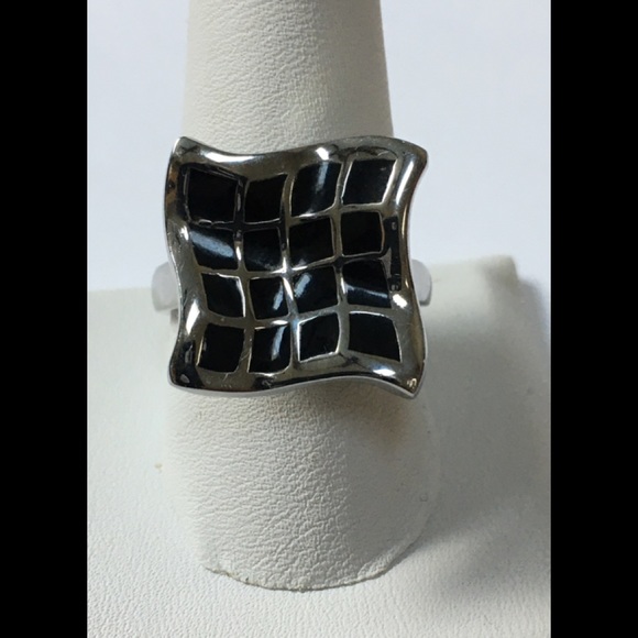 Jewelry | Womens Stainless Steel Waffle Ring | Poshmark